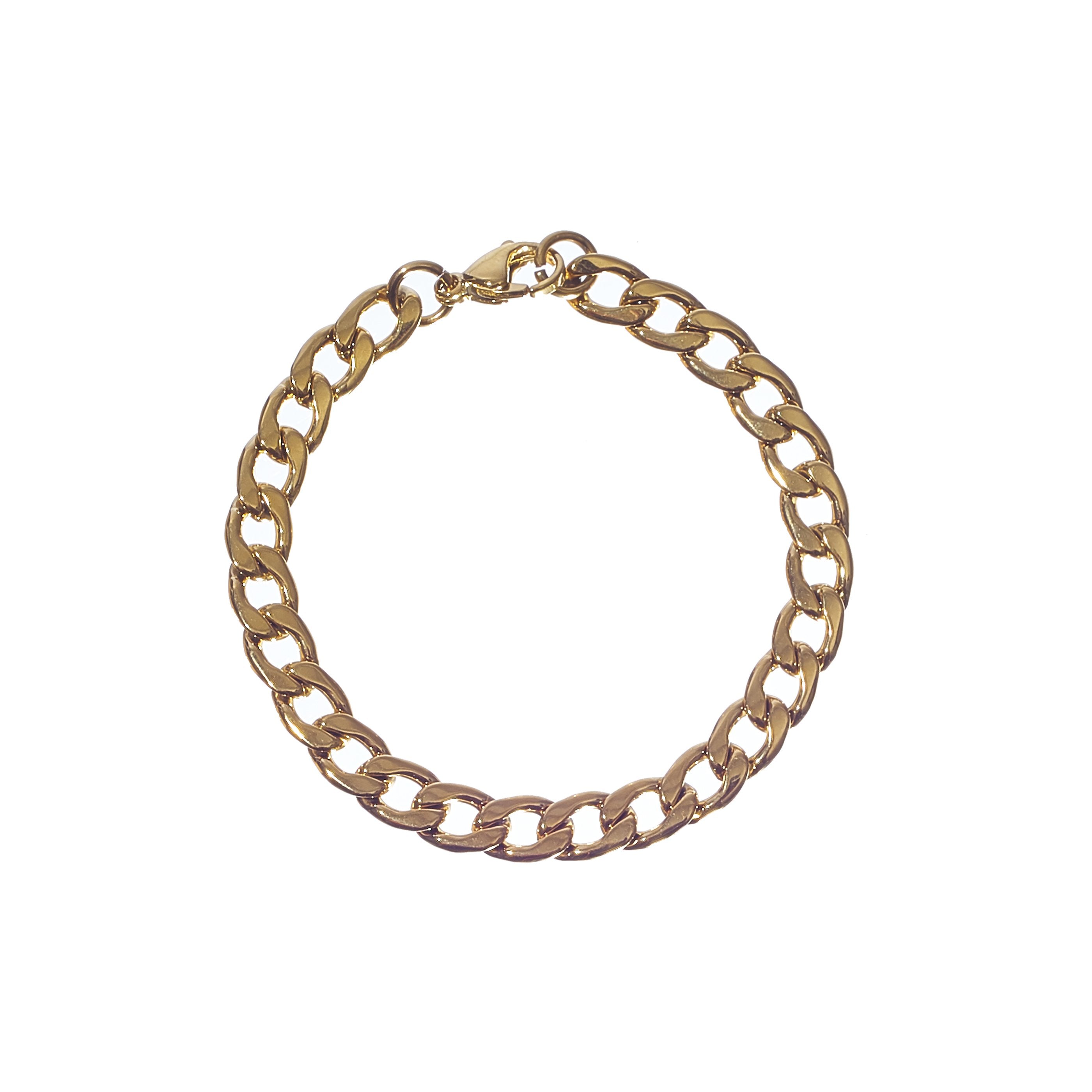 Trendy Chunky Gold Chain Link Bracelet (Tarnish-free) | VibeSzn