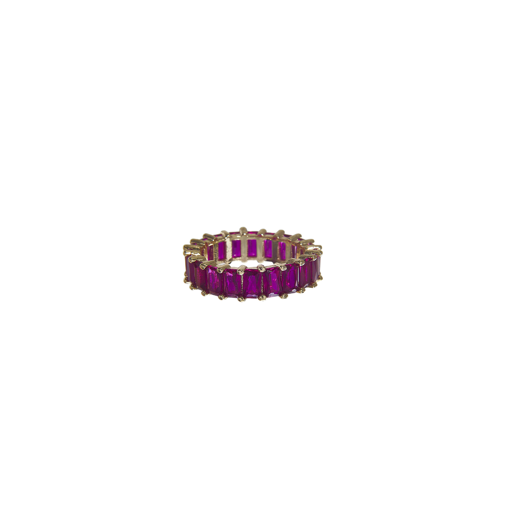 Tarnish-Free Classic Crystal Ring in 4 Colors | VibeSzn