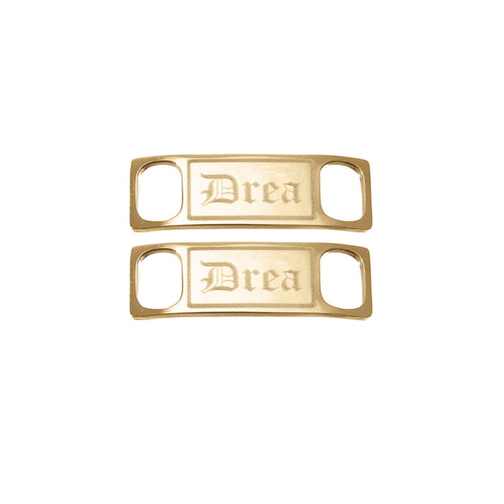Stylish Gold/Silver Customized Nameplate Shoe Tag | VibeSzn