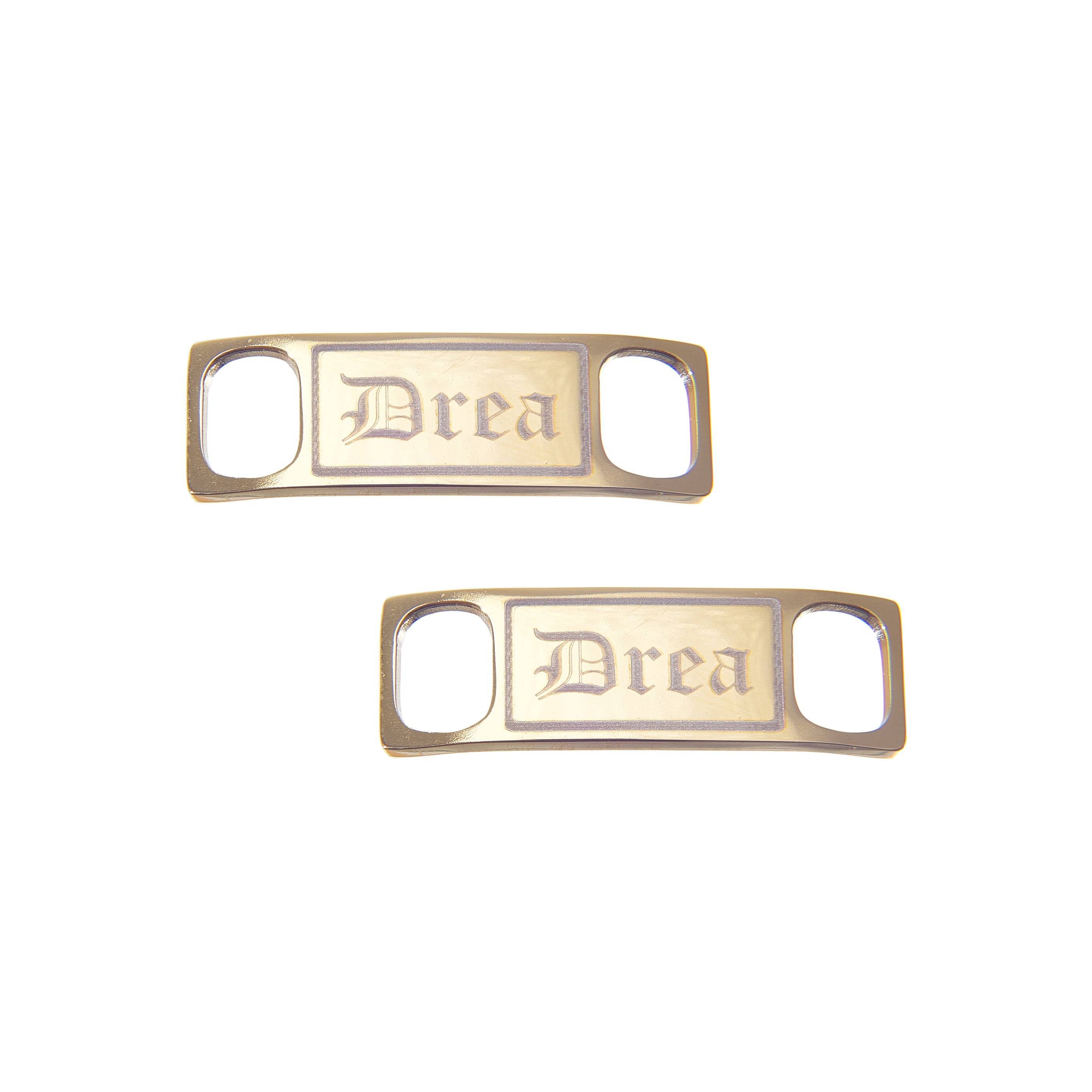 Stylish Gold/Silver Customized Nameplate Shoe Tag | VibeSzn